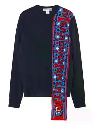 Comme Des Garçons Graphic Panel Sweater