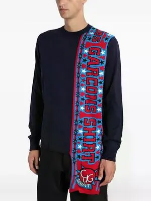 Comme Des Garçons Graphic Panel Sweater