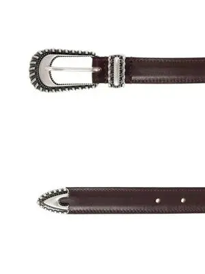 IRO PARIS Textured Buckle Belt