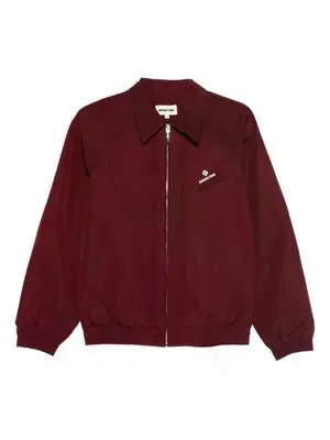 SHUSHU/TONG Logo Detail Track Jacket - Red