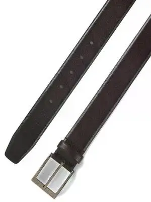 BOSS Textured Buckle Belt - Brown