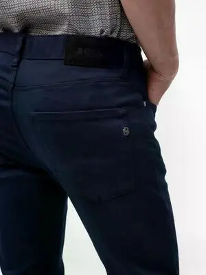 BOSS Delaware Logo Patch Jeans - Blue