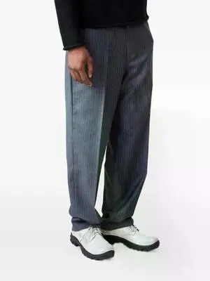 CARTER YOUNG Ash Pinstripe Trousers