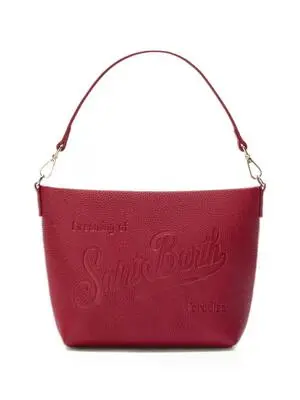 MC2 SAINT BARTH Embossed Logo Tote Bag - Red