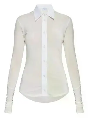 Off-White Logo Detail Shirt - Neutrals