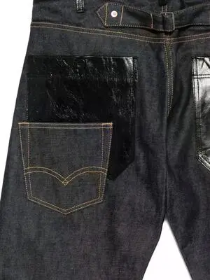 Junya Watanabe Leather-patch Jeans