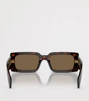 Prada Acetate Rectangular Sunglasses