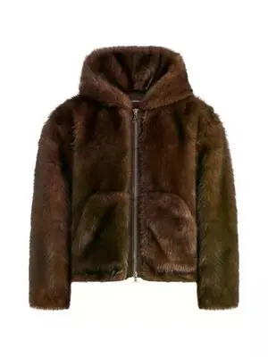 Manière De Voir Ryan Faux-fur Jacket - Brown