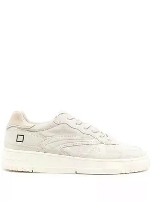 D.a.t.e. Torneo Lace-up Sneakers With Ridged Sole - Neutrals