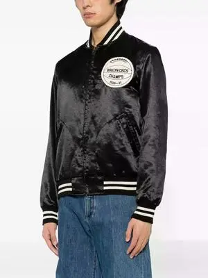 THE BROOKLYN CIRCUS Varsity Bomber Jacket - Black