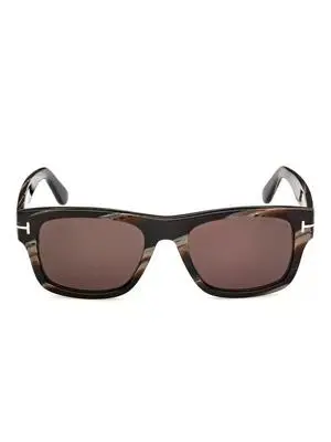 TOM FORD Square Frame Sunglasses - Brown