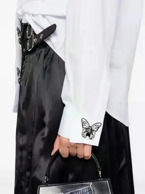 CHOPOVA LOWENA Butterfly Embellished Shirt
