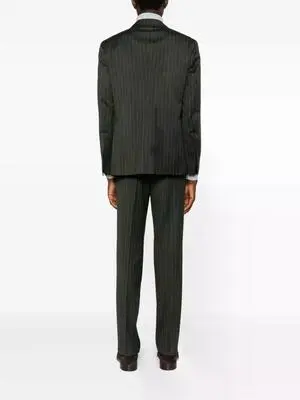 Tagliatore Pinstripe Single-breasted Suit - Grey