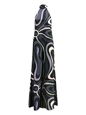Emilio Pucci Print Sleeveless Jumpsuit - Blue