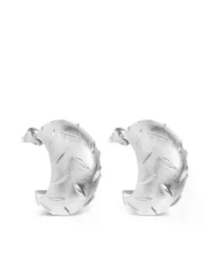 MISBHV Textured Hoop Earrings