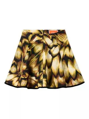 La DoubleJ All-over Print Mini Skirt - Black