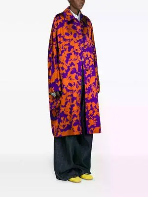 Dries Van Noten Floral Satin Coat
