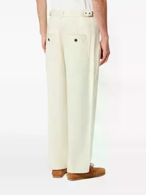MARANT Ilyan Cotton Trousers - Neutrals