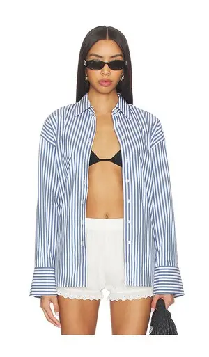 Good American Oversized Poplin Shirt