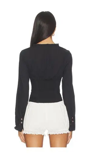 Free People Frankie Corset Top - Black