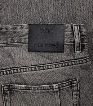 WON HUNDRED Genoa Straight Leg Jeans - Grey