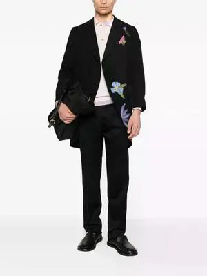 A.N.G.E.L.O. VINTAGE CULT Wool Floral Embellished Tailcoat