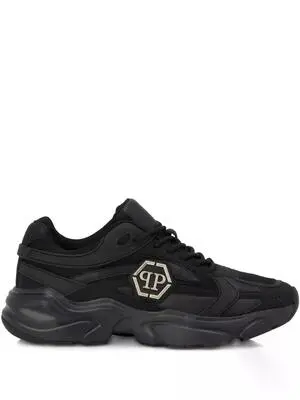 Philipp Plein Nitro Xtreme Logo Patch Sneakers - Black