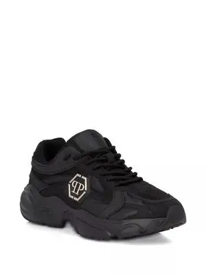 Philipp Plein Nitro Xtreme Logo Patch Sneakers - Black