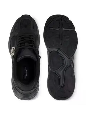 Philipp Plein Nitro Xtreme Logo Patch Sneakers - Black