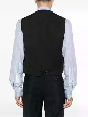ROMEO GIGLI 1990s Pinstripe Wool Vest