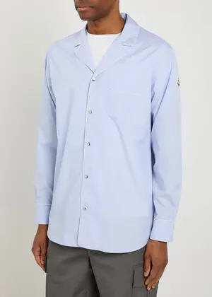 Moncler Logo-appliquéd Cotton Shirt