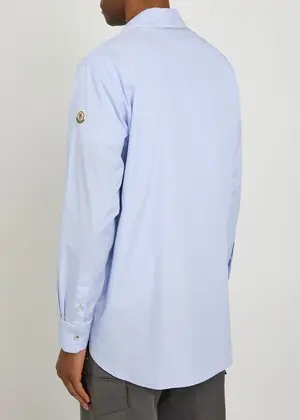 Moncler Logo-appliquéd Cotton Shirt