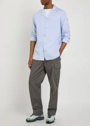 Moncler Logo-appliquéd Cotton Shirt