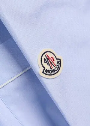 Moncler Logo-appliquéd Cotton Shirt