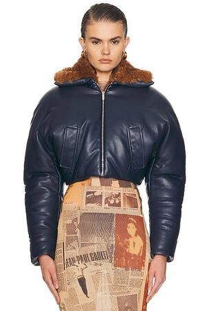 Atlein Cropped Aviator Jacket