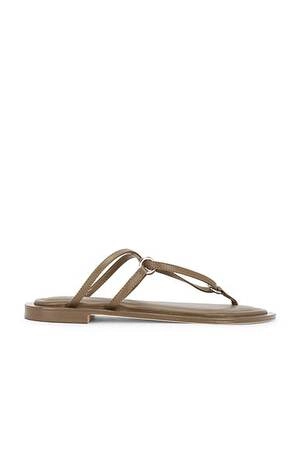 A.emery Nanaka Strappy Flat Sandals - Sable