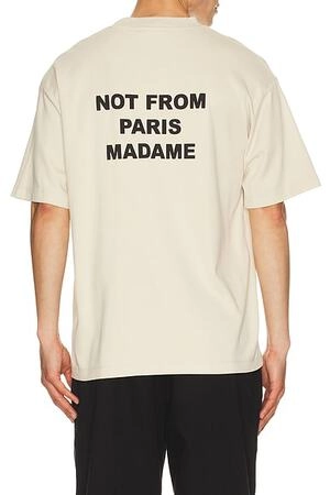 Drole De Monsieur Bold Slogan T-shirt - Mastic