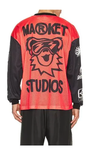MARKET Grateful Dead Moto Jersey - Red