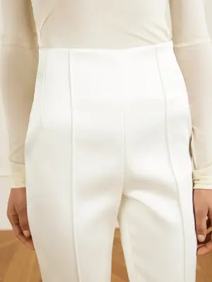 Wardrobe.NYC Recycled-satin Crepe Tapered Pants