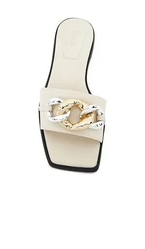 Simkhai Arlo Chain Leather Flat Slide