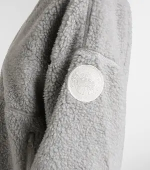 Canada Goose Simcoe Wool-blend Fleece Zip-up Jacket - Grey