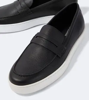 Manolo Blahnik Ellis Calf Leather Loafers - Black