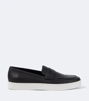 Manolo Blahnik Ellis Calf Leather Loafers - Black