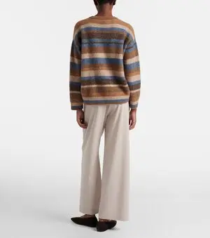 Max Mara Margenta Virgin Wool Straight Pants - Beige