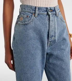 Chloé Tapered Jeans In Tiger Lily