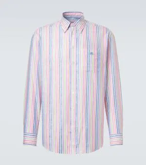 Etro Striped Cotton Shirt - Multicoloured