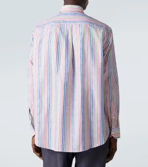 Etro Striped Cotton Shirt - Multicoloured