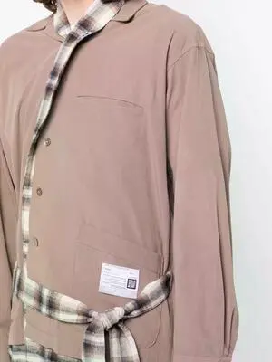 Mihara Yasuhiro Layered Detail Shirt Coat
