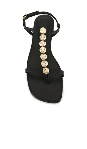 Simkhai Amaya Leather Thong Flat Sandal