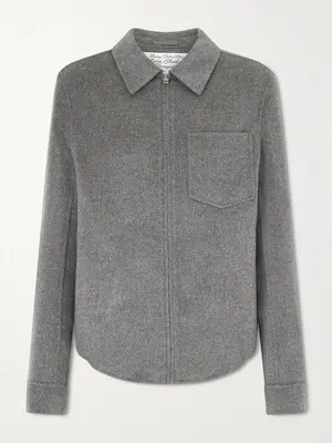 Acne Studios Wool And Cashmere-blend Felt Shirt Jacket